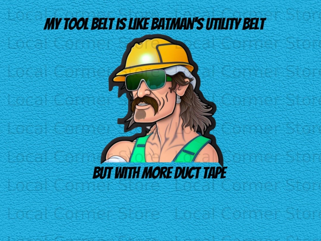 Construction Worker Clipart, my Tool Belt is Like Batman's Utility Belt ...
