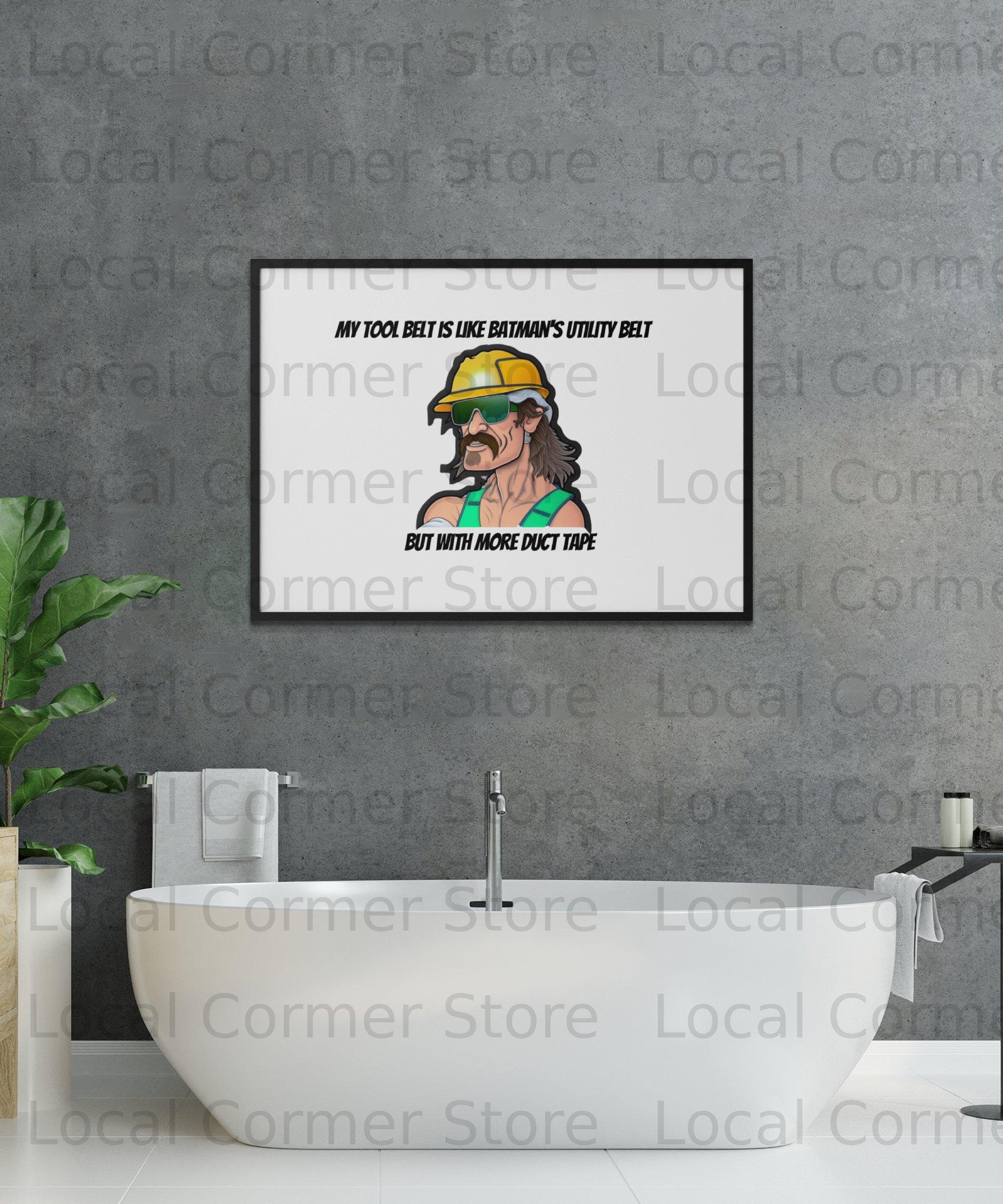 Construction Worker Clipart, my Tool Belt is Like Batman's Utility Belt ...