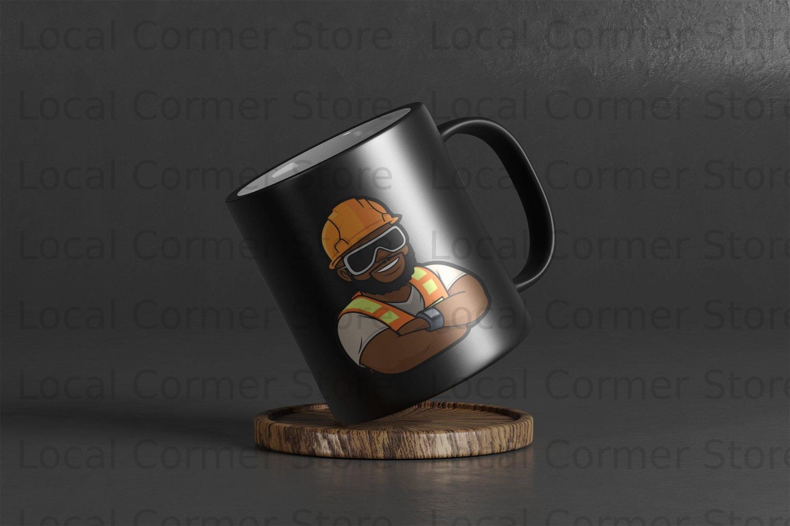 African American Construction Worker INSTANT Download Printable ...