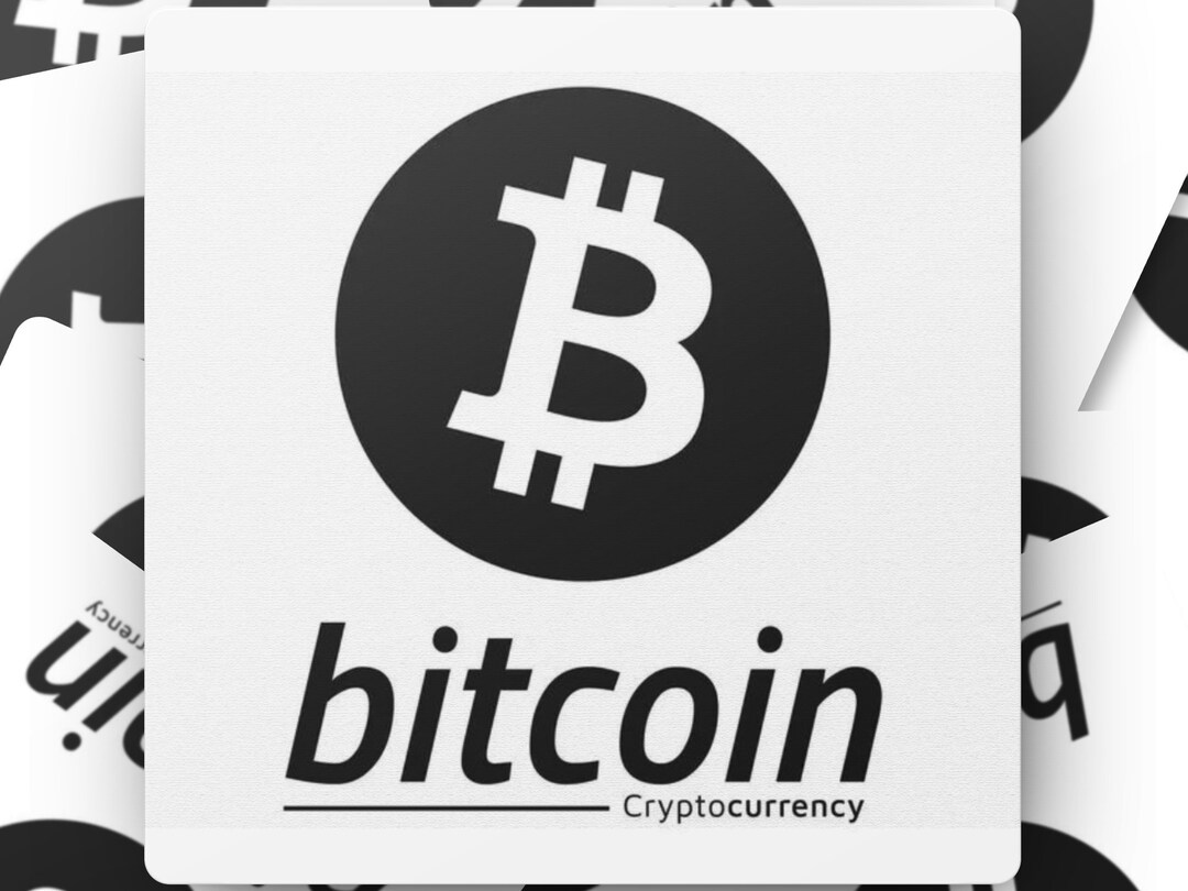 Bitcoin Symbol Cryptocurrency Sticker, BTC Stickers for Bitcoin Lover ...
