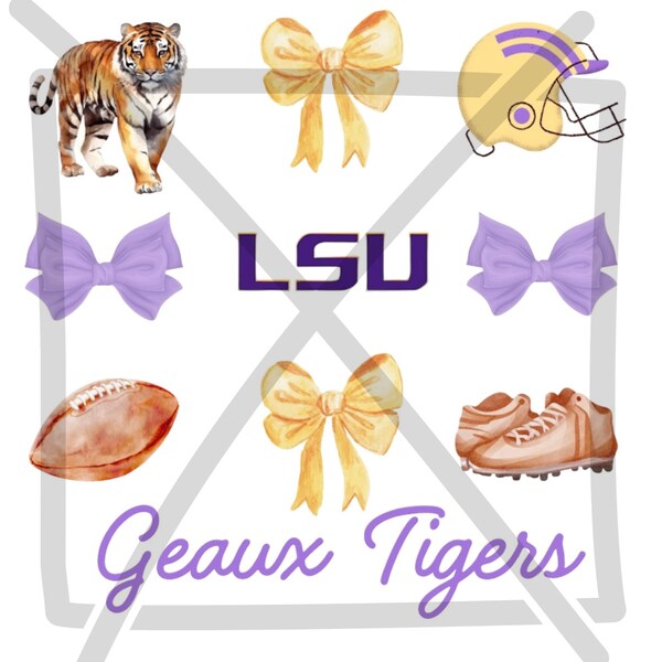 Lsu Svg - Etsy