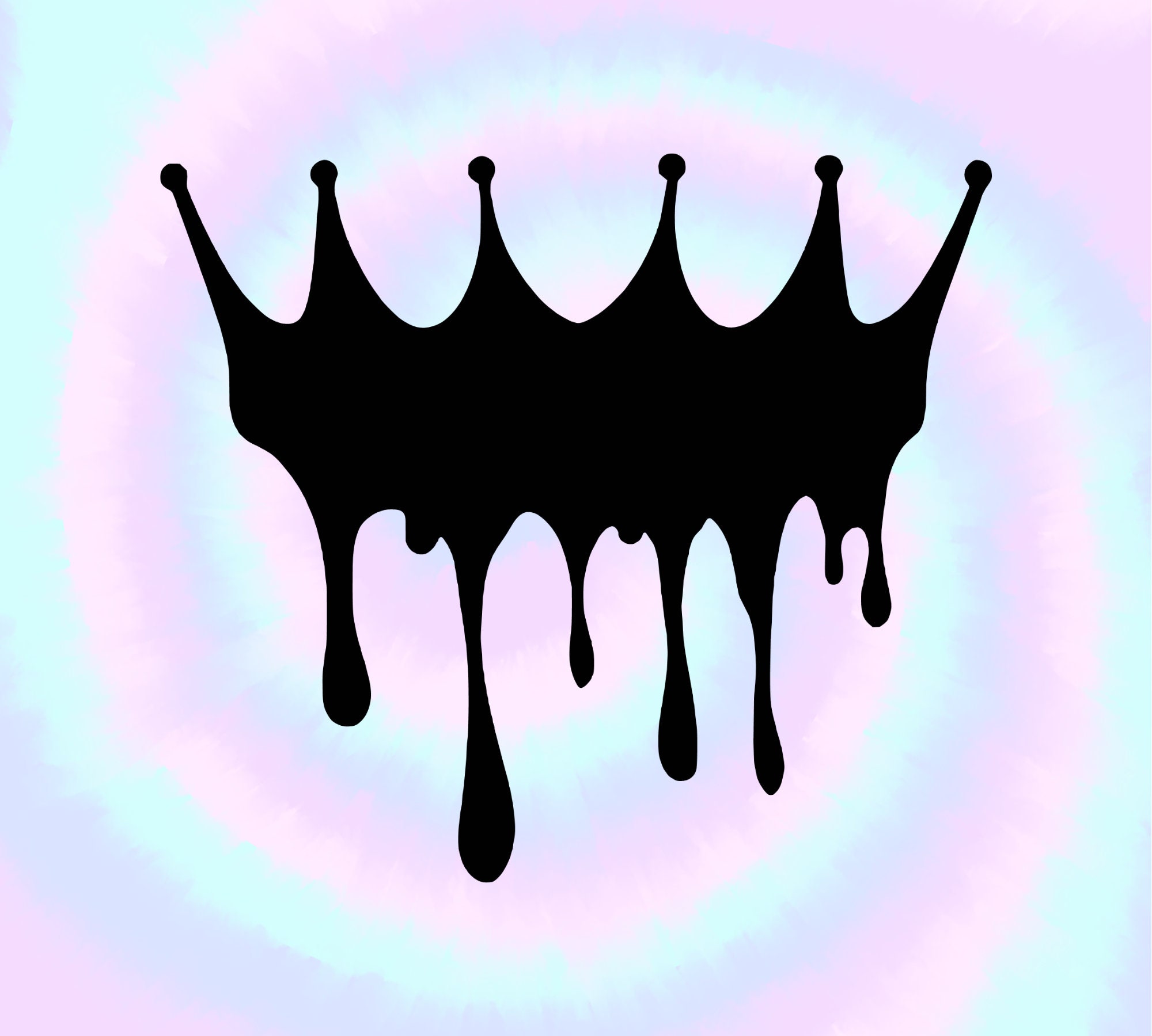 Drippy Crown Vinyl Decal - Oracal 651 Vinyl - Car, Truck, Motorcycle ...