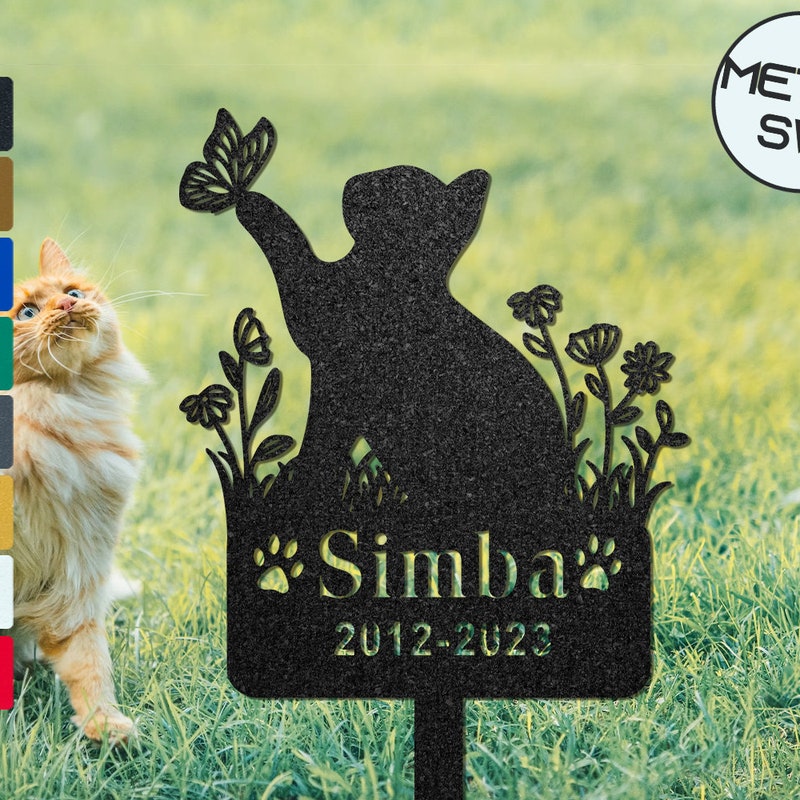 Cat Garden Sign - Etsy