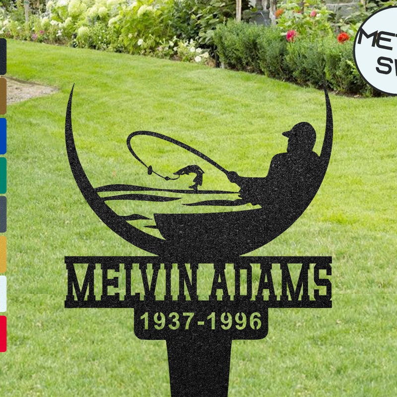 Fishing Monogram - Etsy