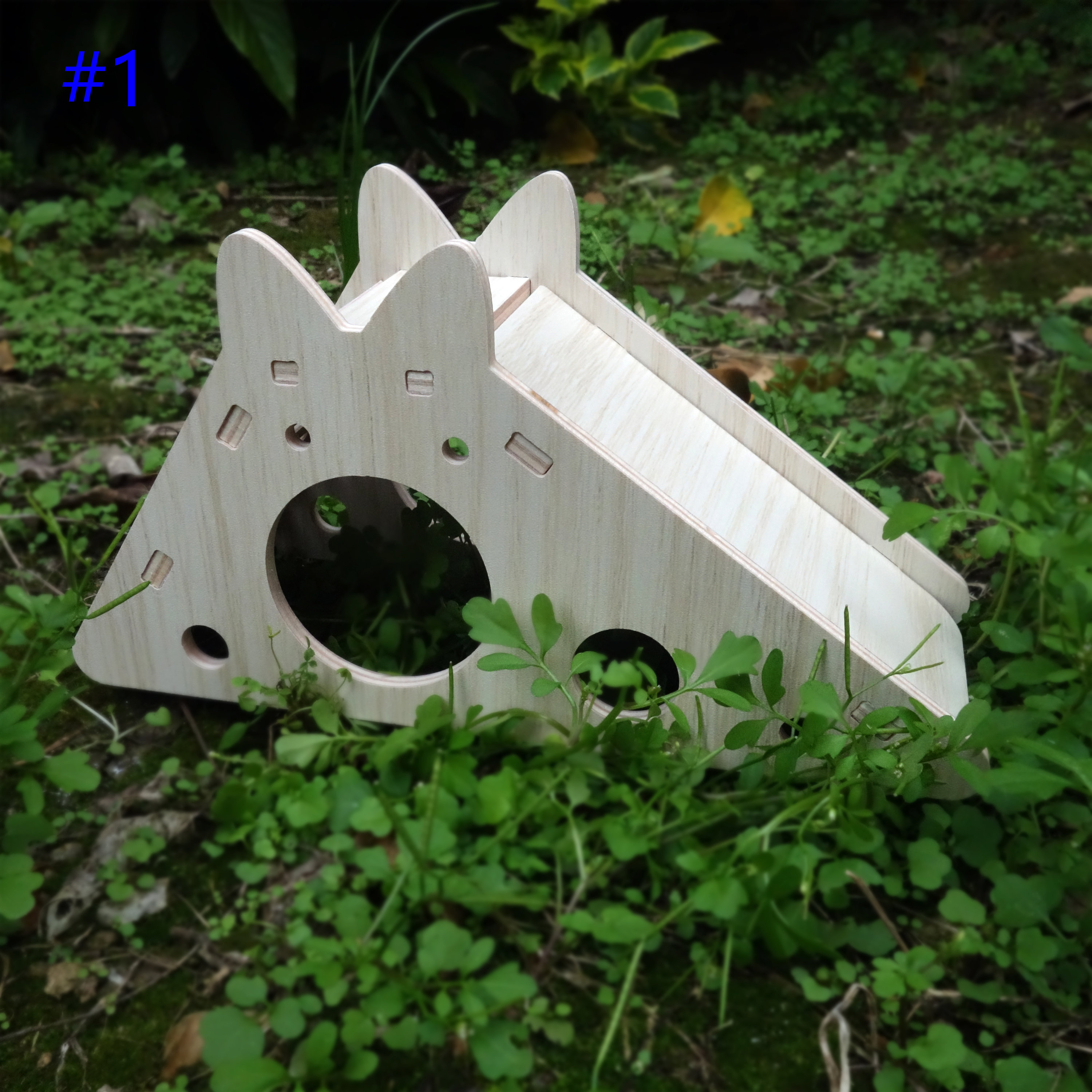 Hamster House Wood Shelter, Hamster Hideout, Hamster Hideway, Hamster ...