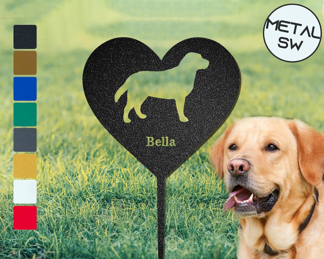 Personalized Labrador Memorial Plaque Labrador Retriever Garden Stake ...