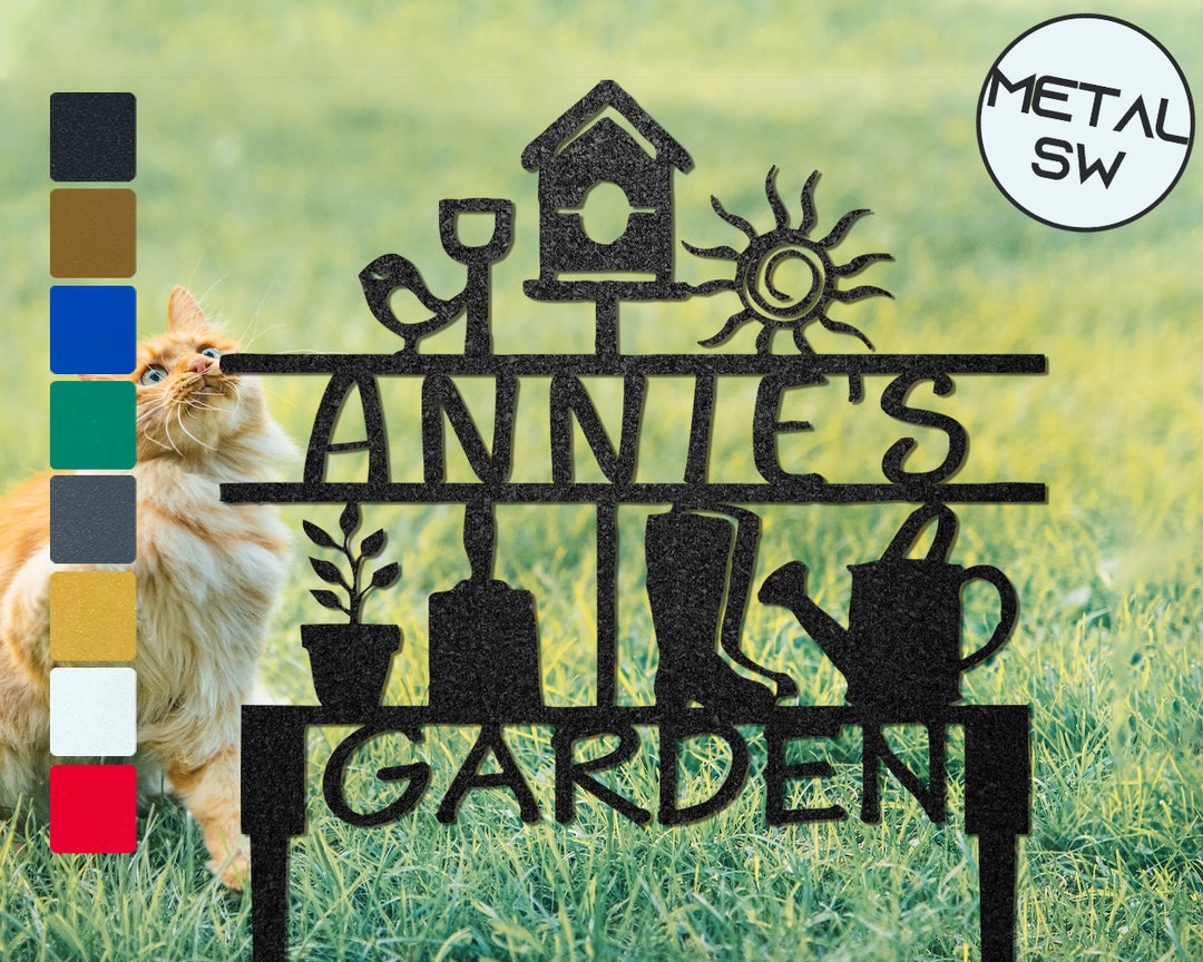 Personalized Name Sign for Garden/farmhouse Custom Name Garden Sign ...
