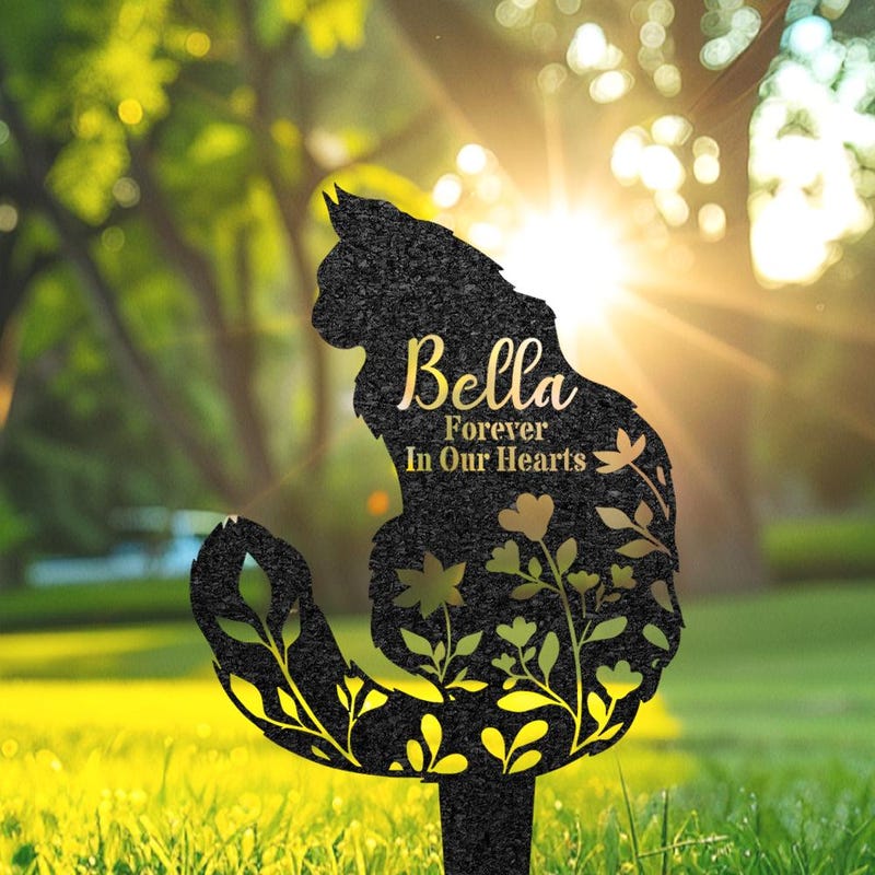 Cat Urn Outdoor Garden - Etsy