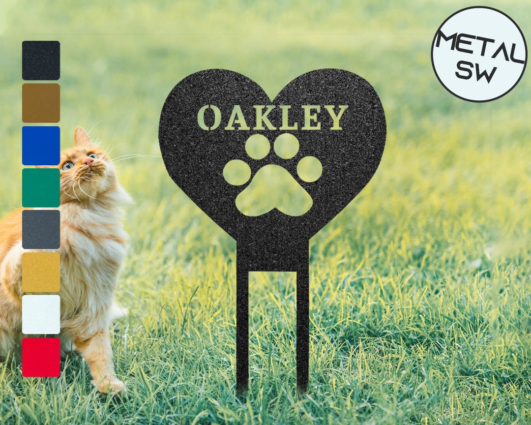 Custom Pet Memorial Plaque Personalized Gifts for Pet Loss Pet Garden ...