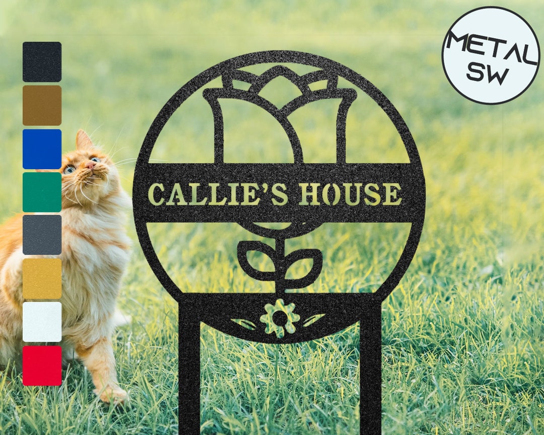 Custom Garden Sign Personalized Name Sign of Gardener Custom Nursery ...