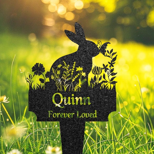 Rabbit Signs Outside - Etsy