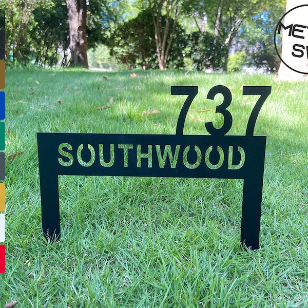 Street Number Sign - Etsy