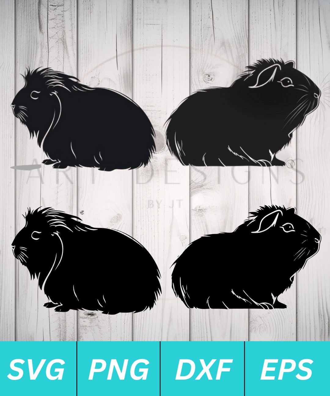 Guinea Pig Clipart Bundle SVG PNG DXF Eps - Etsy