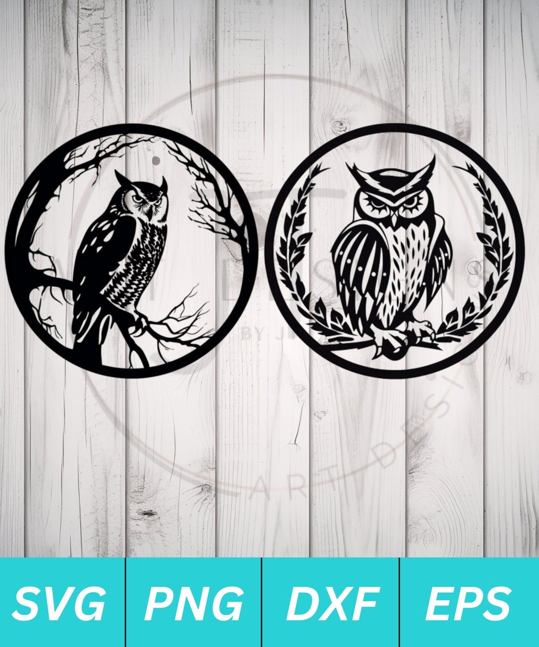 Eule SVG für Cricut Silhouette etc. SVG PNG Dxf Eps Dateien enthalten ...