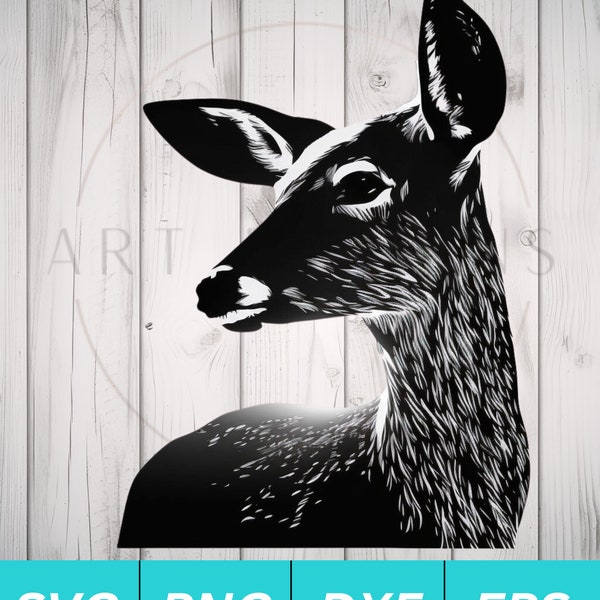 Doe Silhouette - Etsy