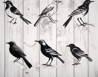 Mocking Bird Svg Png Dxf Cricut Cut Files (Instant Download) - Etsy