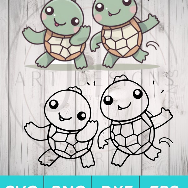 Turtle Clipart - Etsy