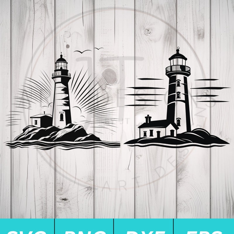 Lighthouse Decal - Etsy
