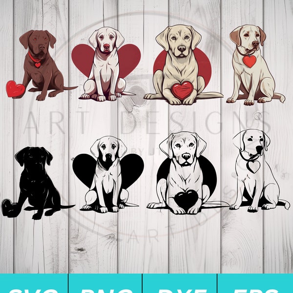 Labrador Silhouette - Etsy