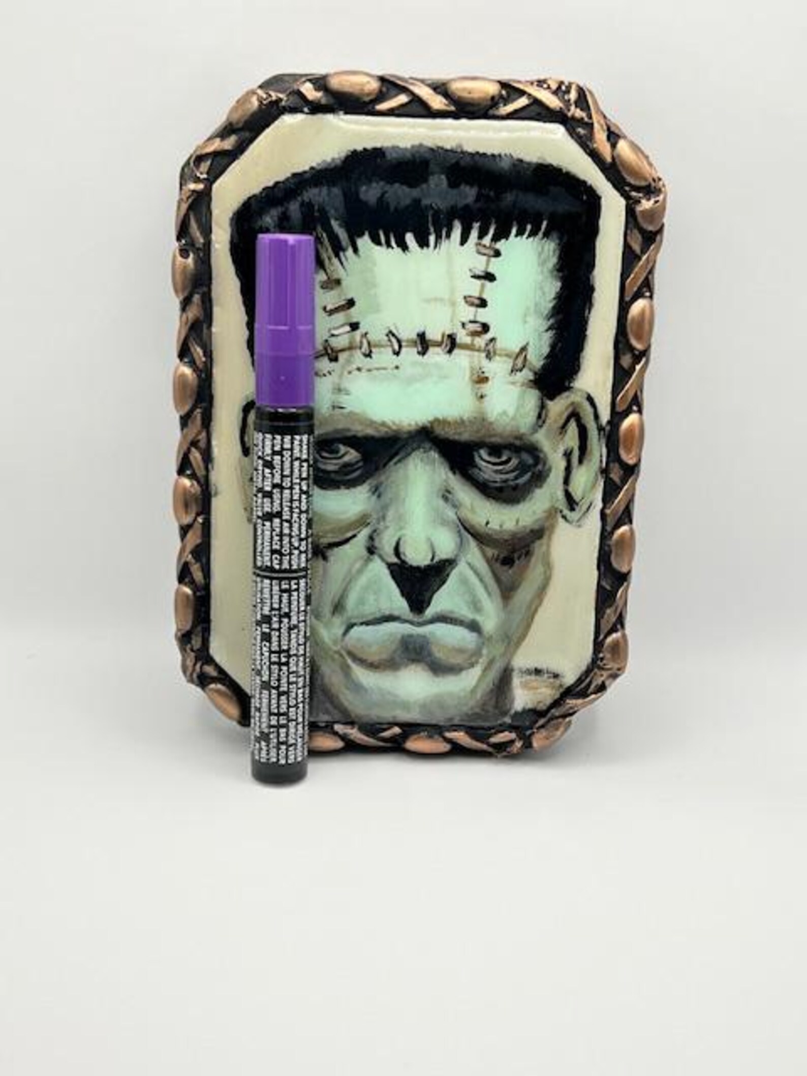 Acrylic Painting Frankenstein - Etsy