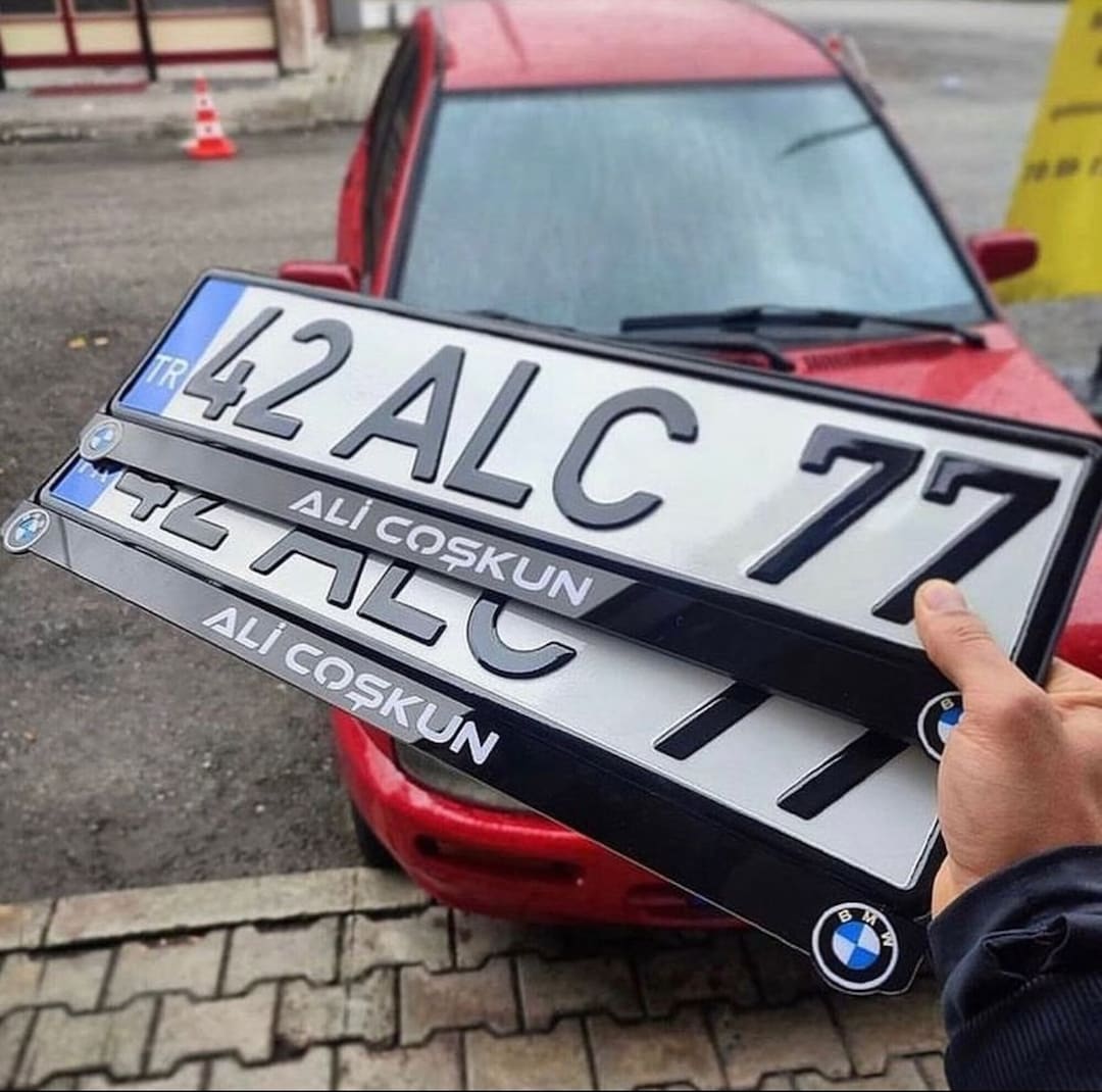 Car License Plate Frame, Personalized License Plate Frames, Car Plate ...