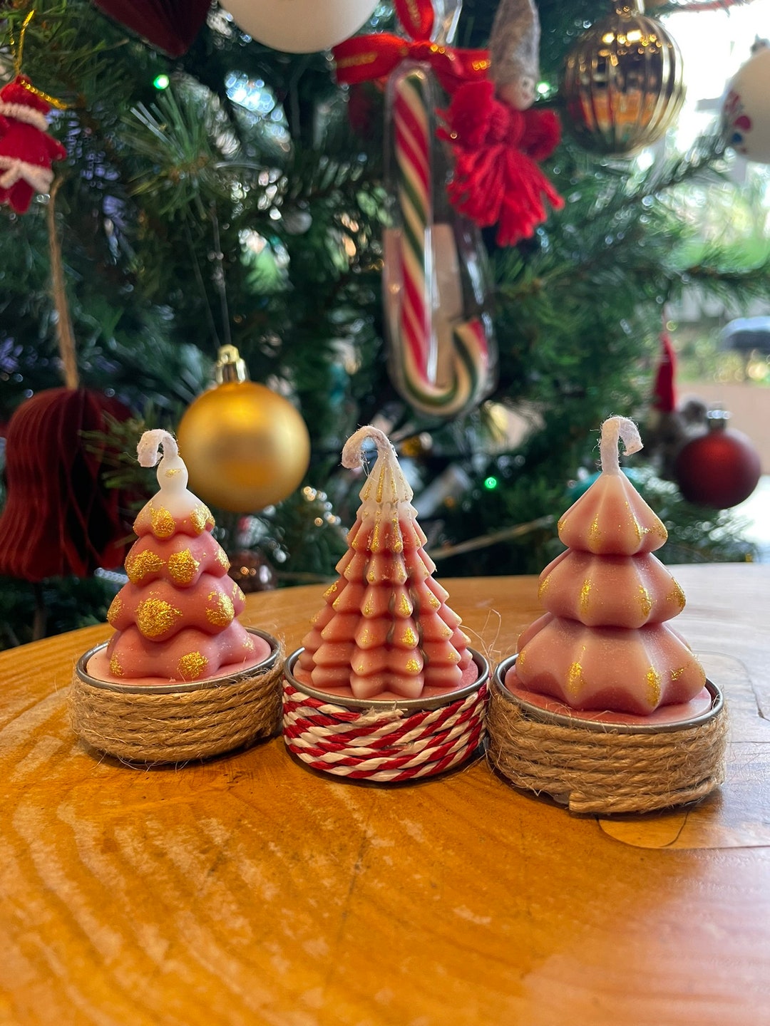 Christmas Candle, Christmas Tealight, Noel Candle Set, Christmas Gift ...