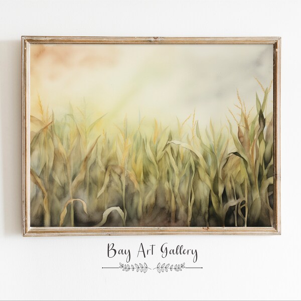 Corn Field - Etsy