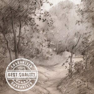 Rustic Country Farmhouse Sketch Wall Art Neutral Tones | Simple Antique ...