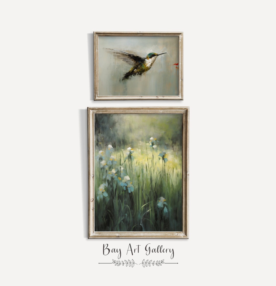 Landscape Painting Set Split Panel Art Wall Art Set 2 Piece - Etsy