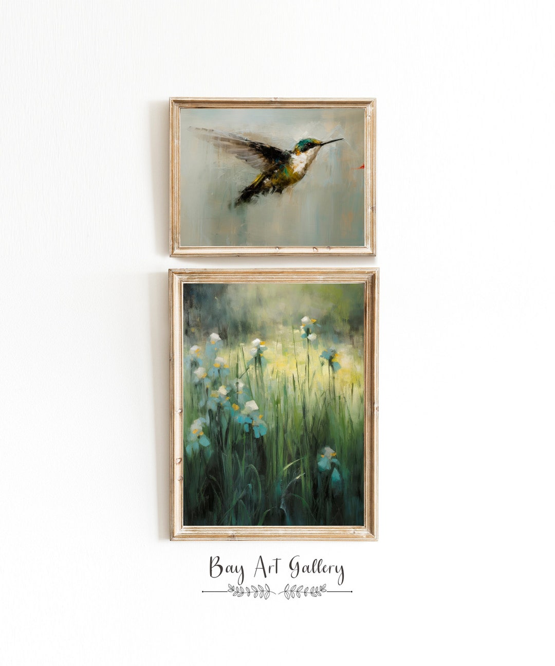 Landscape Painting Set, Split Panel Art, Wall Art Set, 2 Piece Art ...