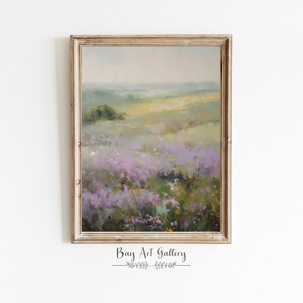 Lilac Abstract Art - Etsy