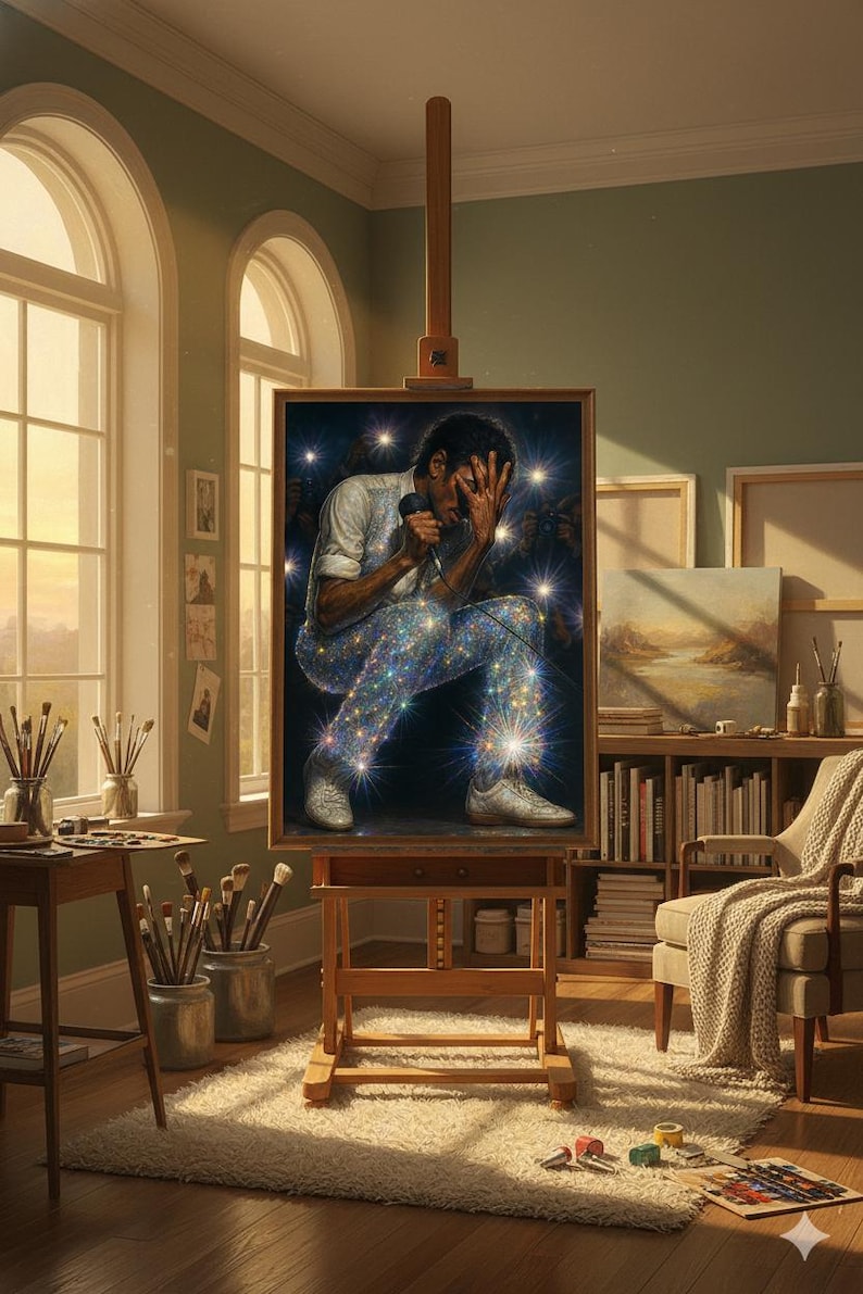 MJ Triumph Tour King of Pop. Popular Art Canvas - Etsy