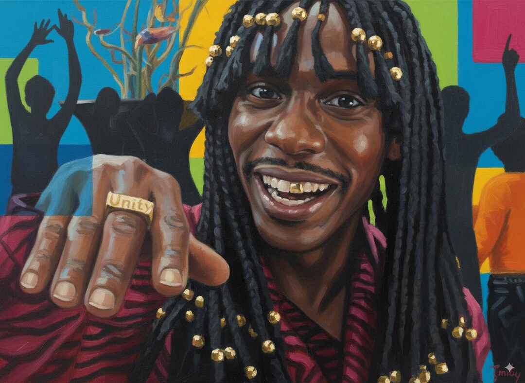 Dave Chapelle Rick James Unity Ring Pop Culture Art - Etsy