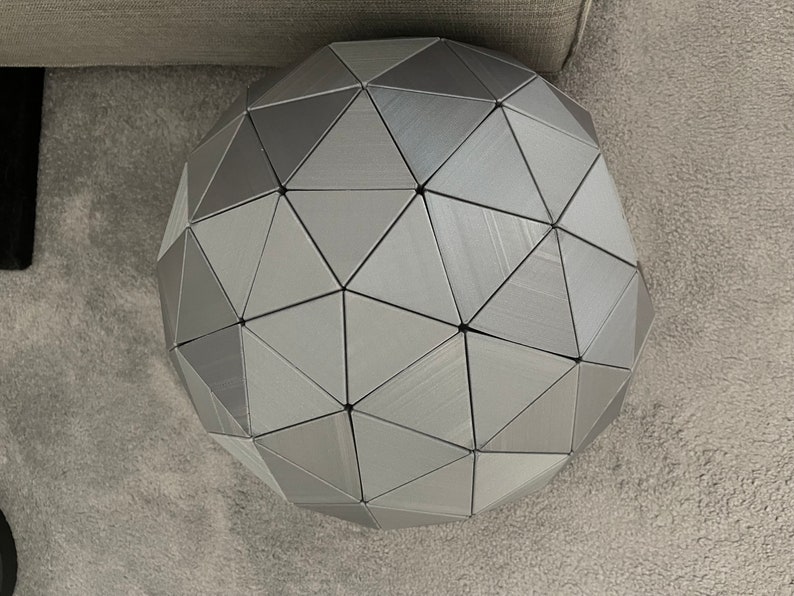 3D Printed Cat House Triangle Geodesic Dome - Etsy