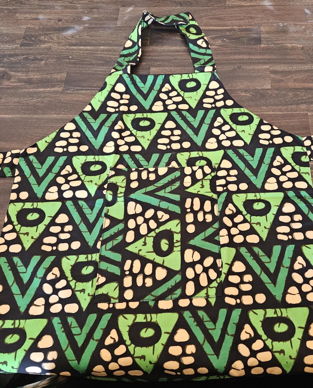 Homemade Apron. African Print Apron With Pockets. Ankara Apron. House ...