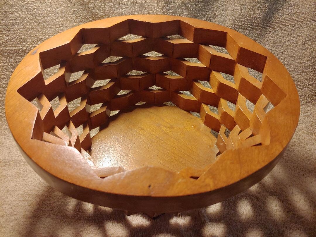 Cherry Open Segmented Bowl - Etsy