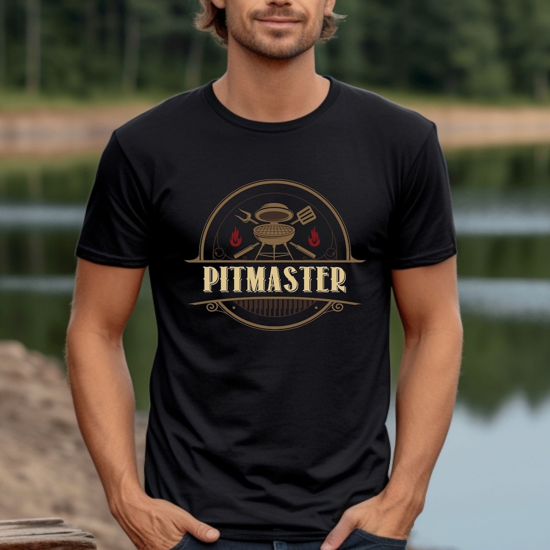 Pitmaster Grilling Shirt Barbecue Shirt BBQ T Shirt Fathers - Etsy