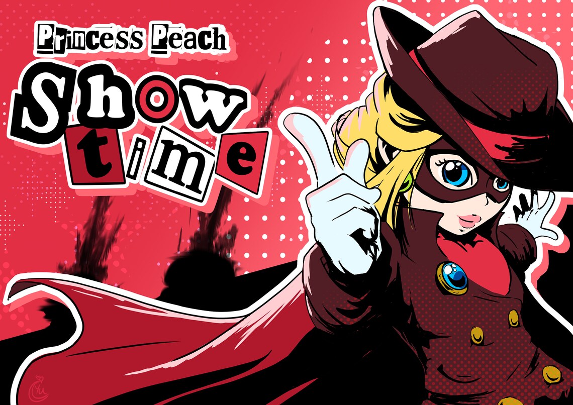 Princess Peach Showtime! X Persona 5 Crossover Fan Art Poster ...