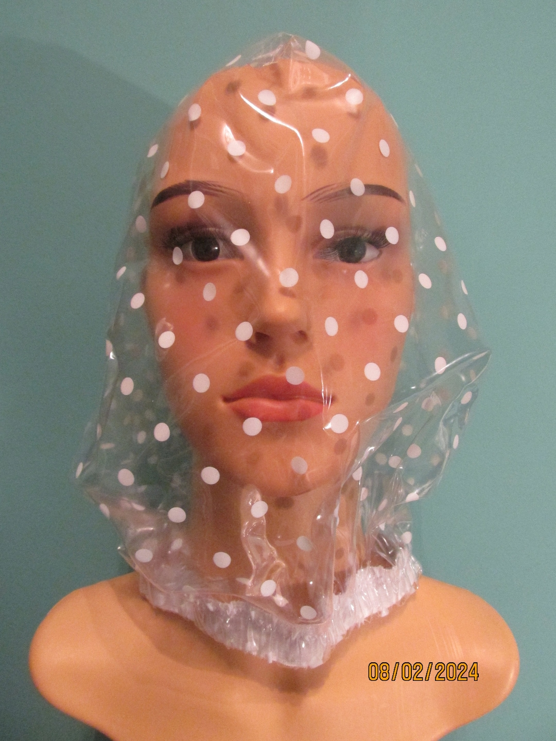 PVC U LIKE Hood Glass Clear Plastic PVC Polka Dot - Etsy