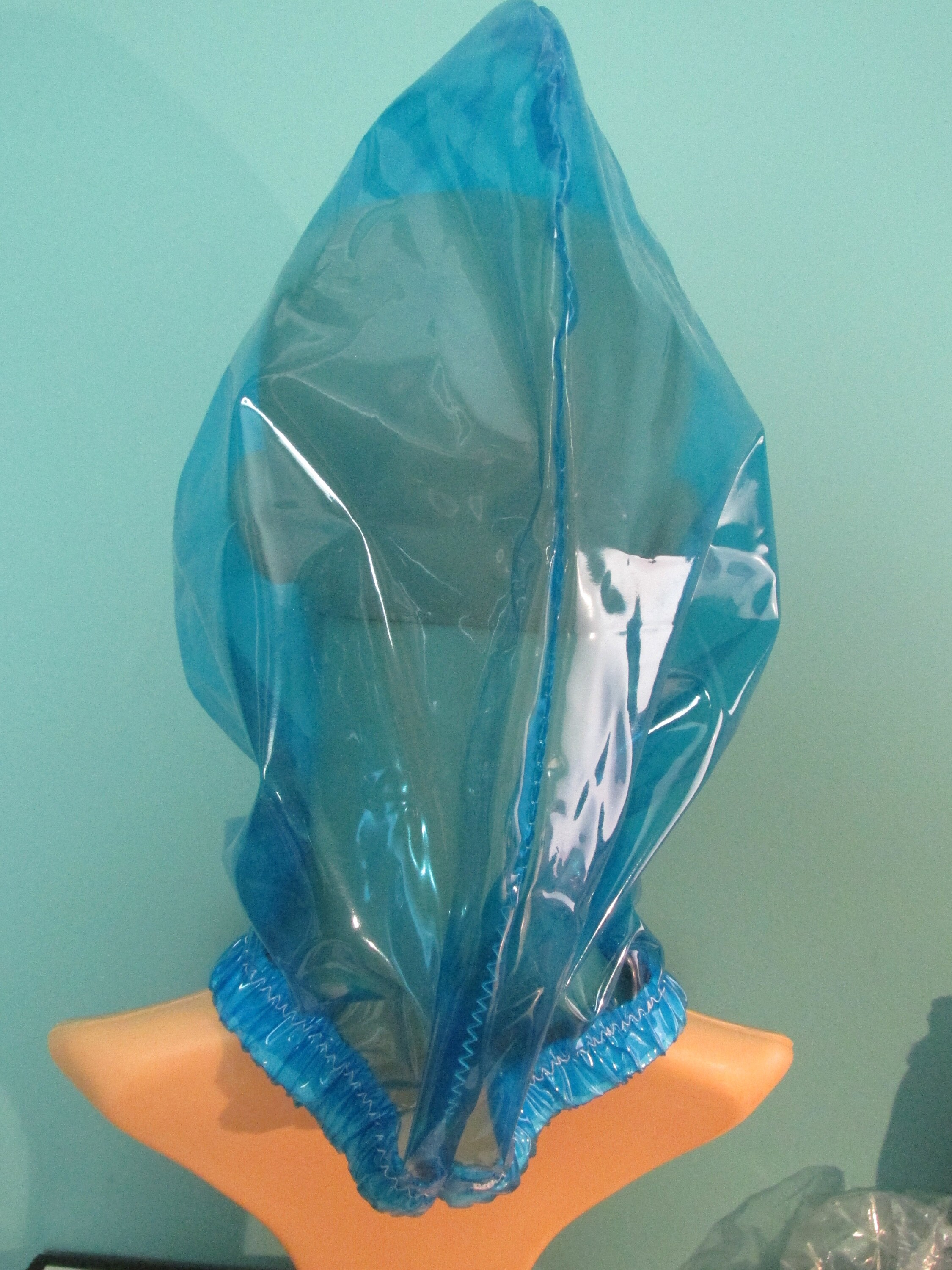 PVC Hood Blue Glass Clear Plastic PVC, Last of This Grade From Pvc U Like - Etsy