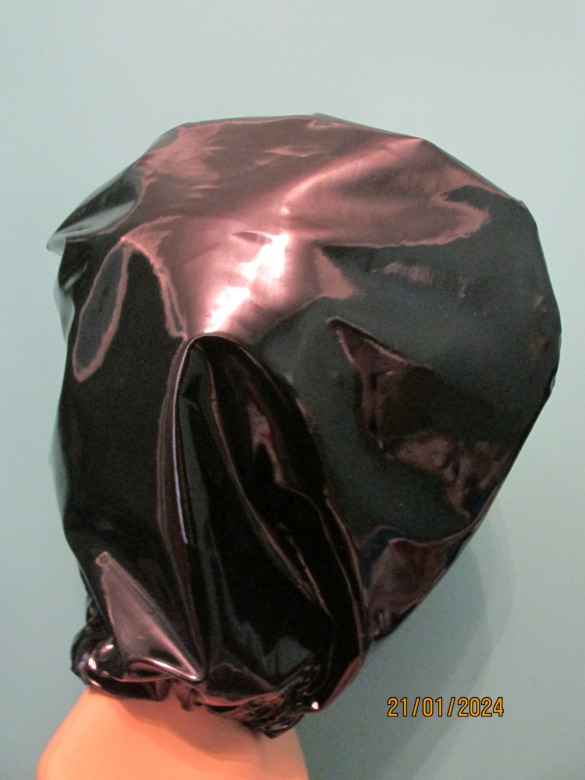 Black High Gloss Thicker Pvc Gimp Hood Etsy