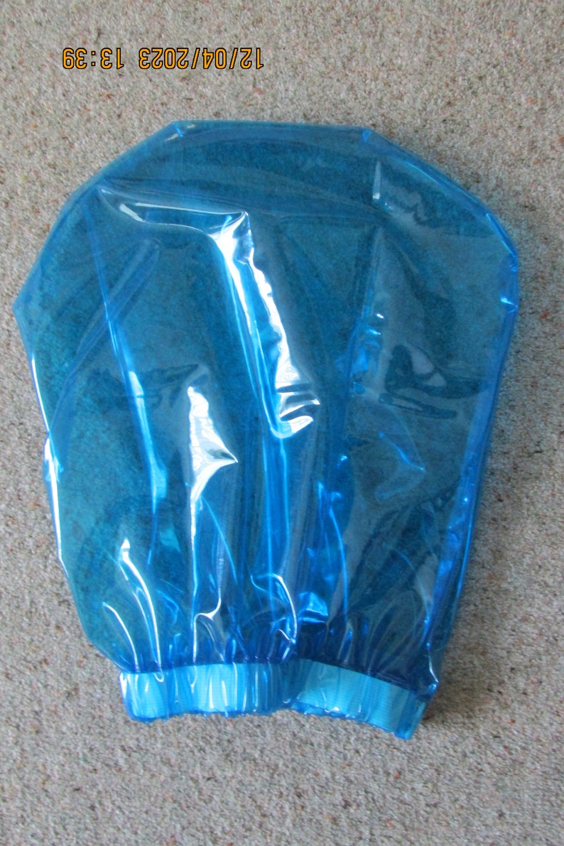 PVC U LIKE Hood Blue Glass Clear Plastic PVC - Etsy