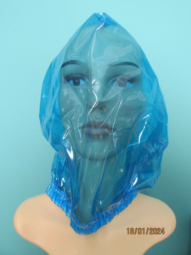 PVC hood Blue Glass clear Plastic PVC, last of this grade from pvc u ...