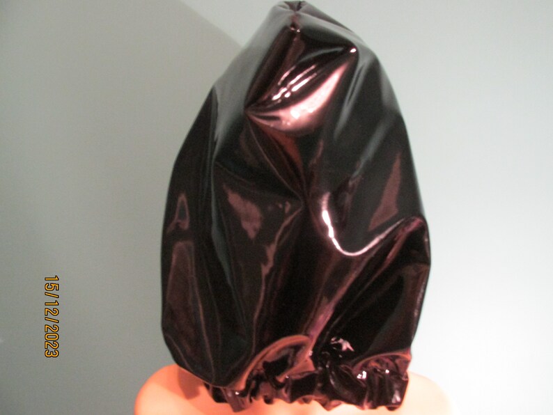 Black High Gloss PVC Gimp Hood - Etsy