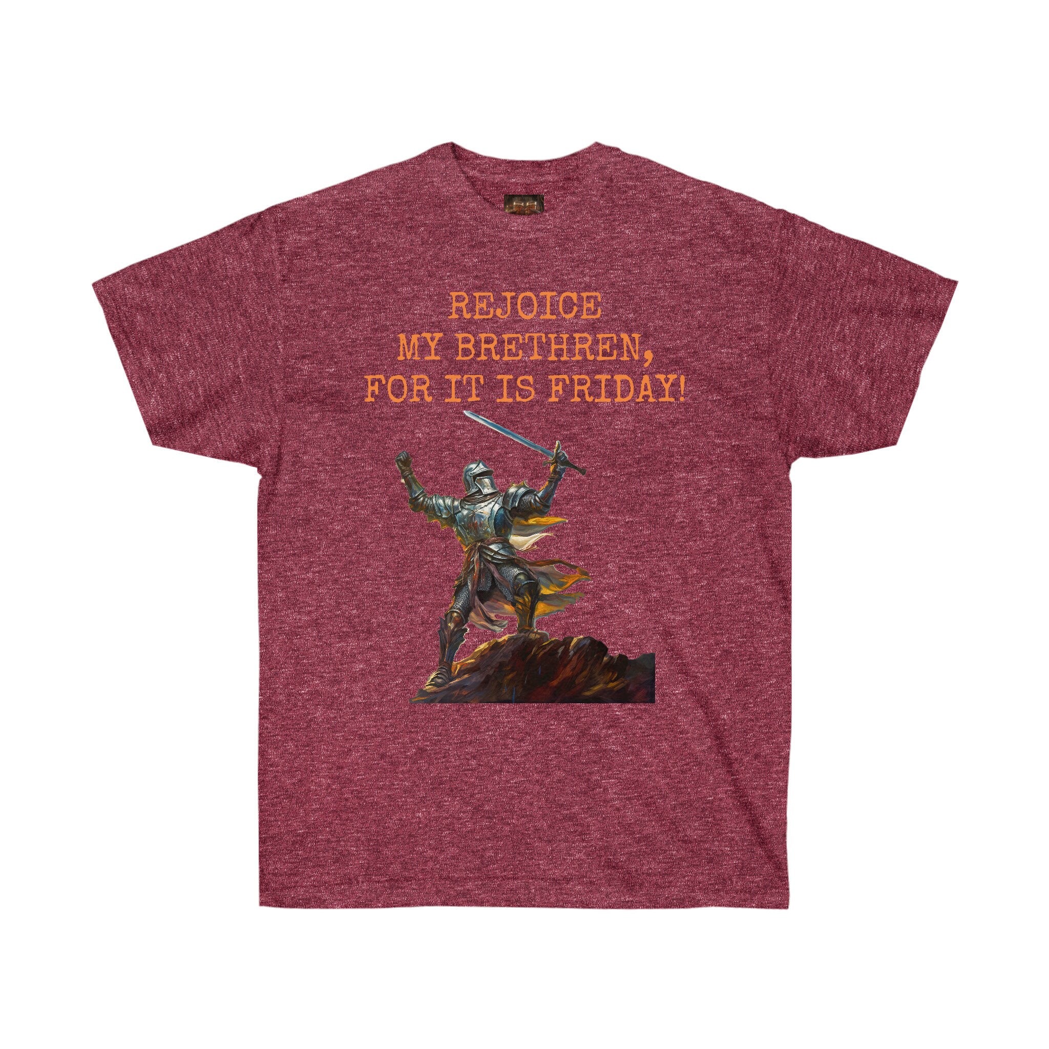 Knight T-shirt UK: 'rejoice My Brethren It's - Etsy UK