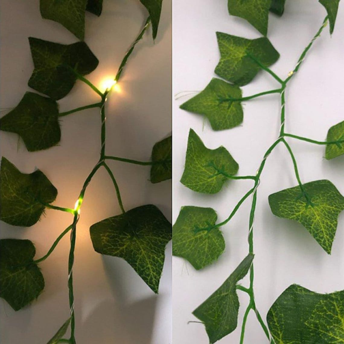 Handmade Beautiful Battery Operated Ivy Garland LED Lights. - Etsy