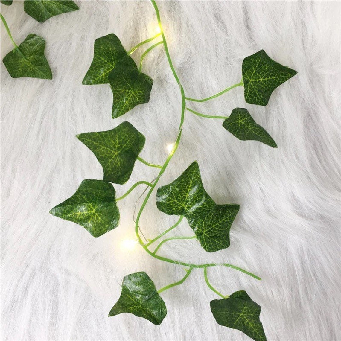 Handmade Beautiful Battery Operated Ivy Garland LED Lights. - Etsy