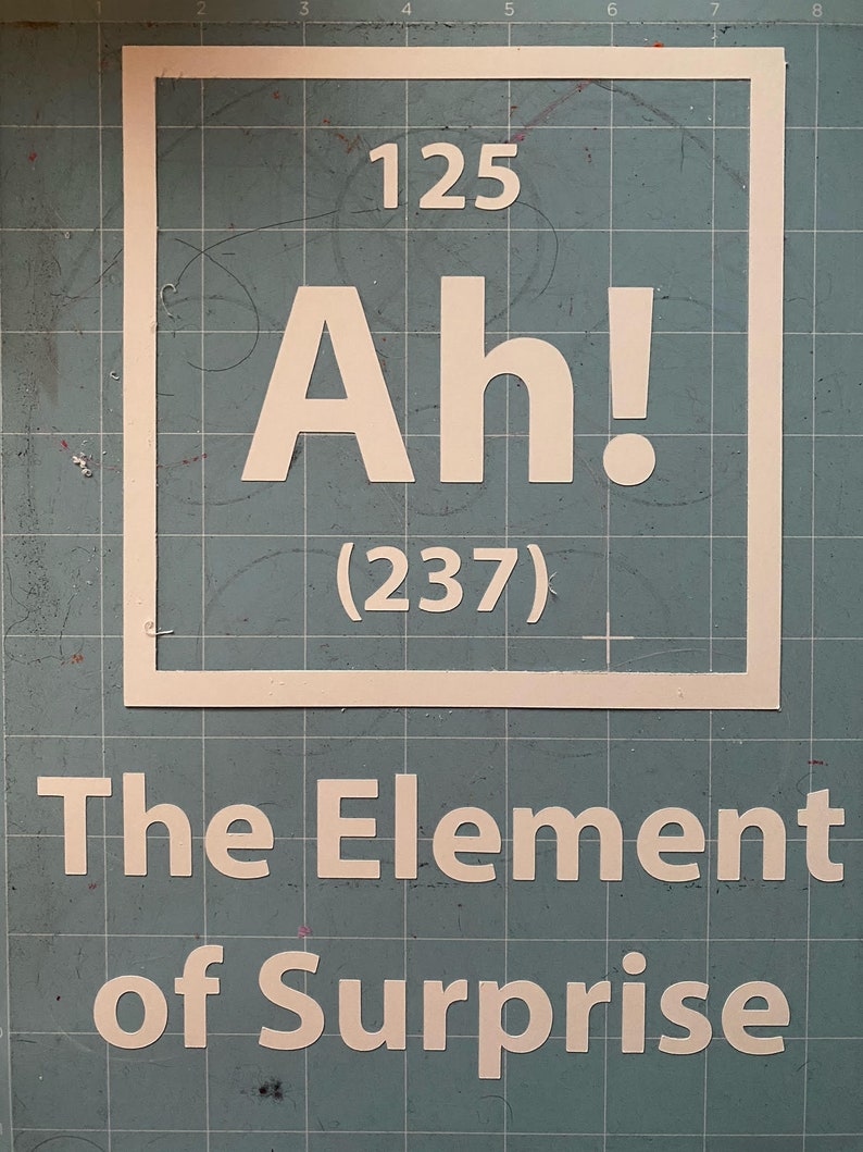 Ah the Element of Surprise Digital File - Etsy