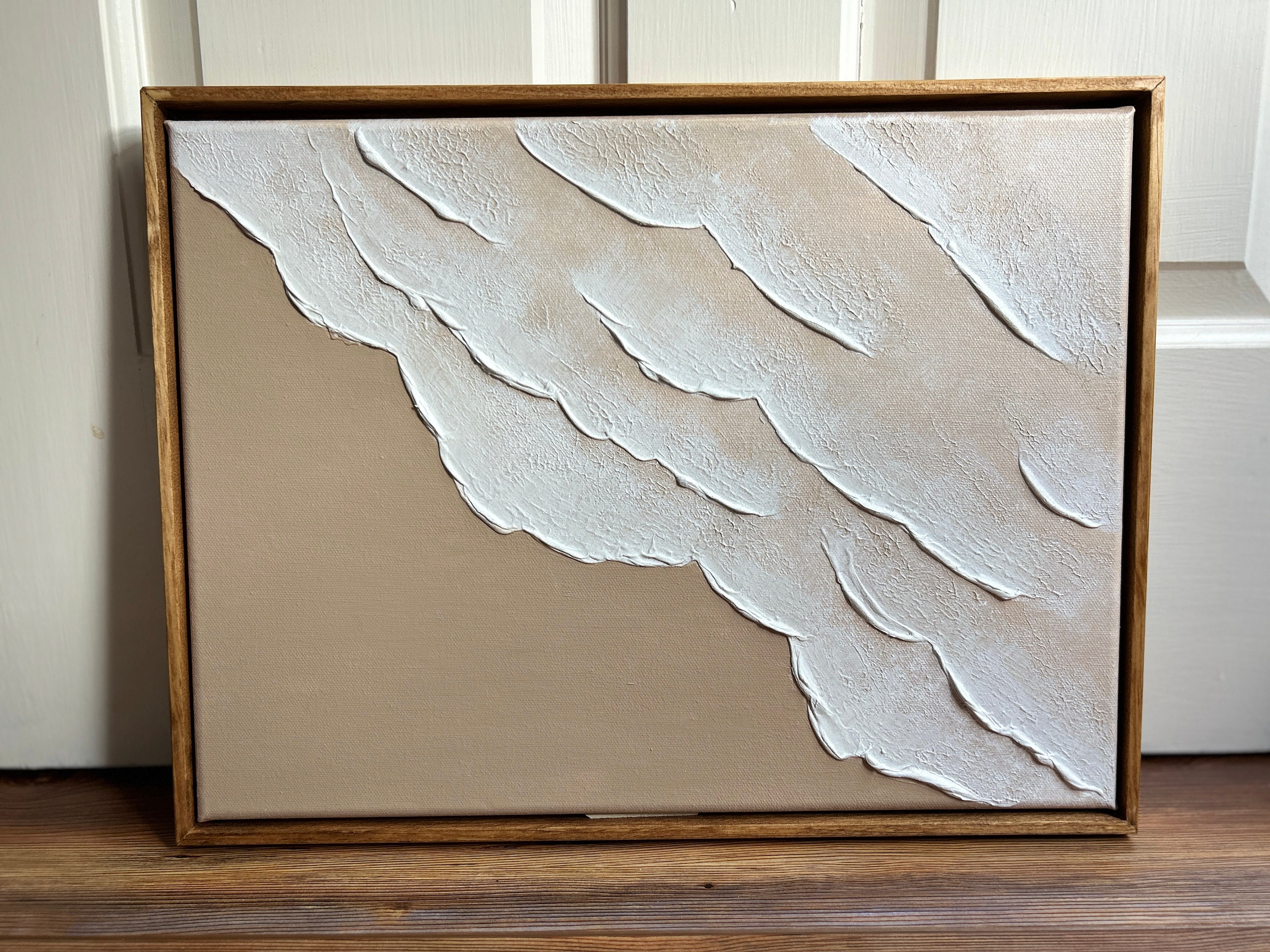 Sandy Waves - Beach Motif - Beach Decor - Textured Art - 3D Art - Home ...