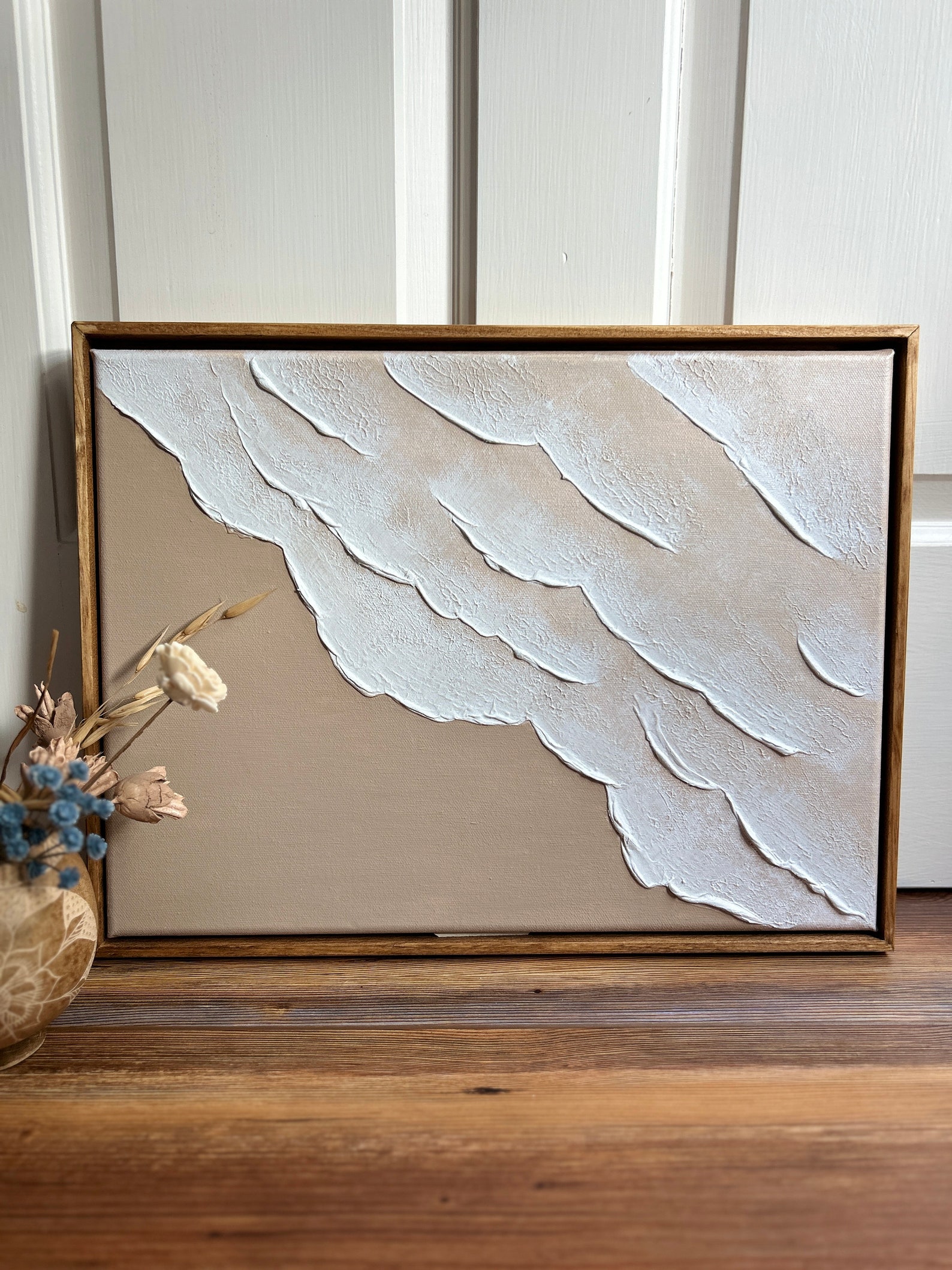 Sandy Waves - Beach Motif - Beach Decor - Textured Art - 3D Art - Home ...